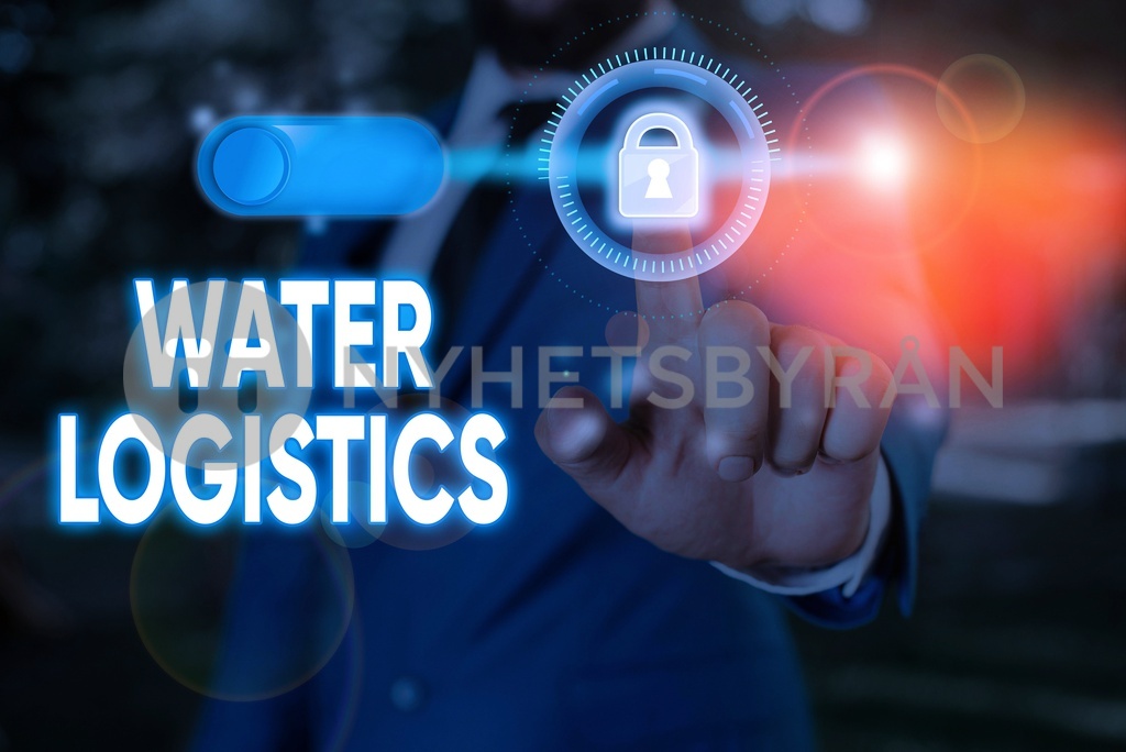 Writing note showing Water Logistics. Business photo showcasing the ...