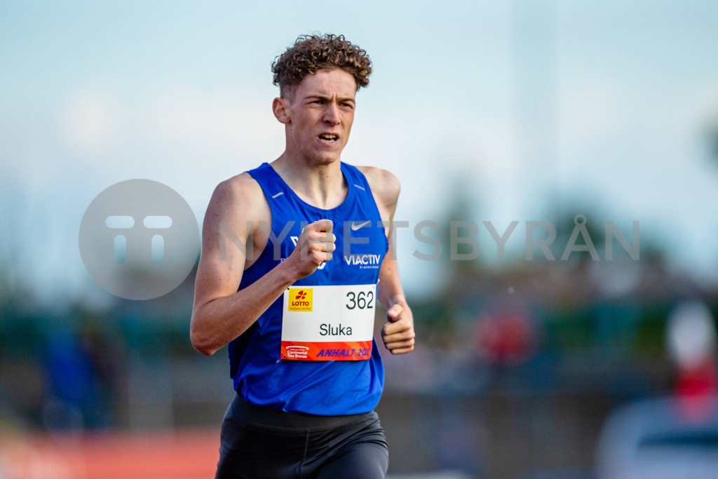 Anhalt Meeting 2022 1500m mit Maximillan Sluka (GER) waehrend des ...