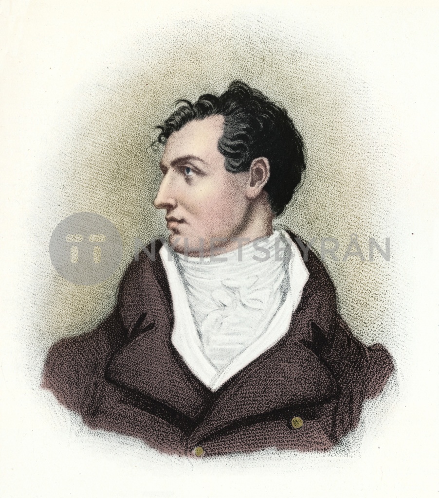 'Byron', c1800, (1911). Artist: Richard Westall.