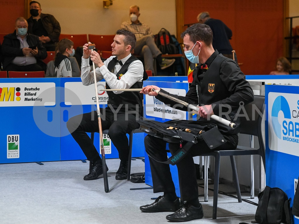 Peter Ceulemans (Team Belgien Spieler 02) und Ronny Lindemann (Team ...