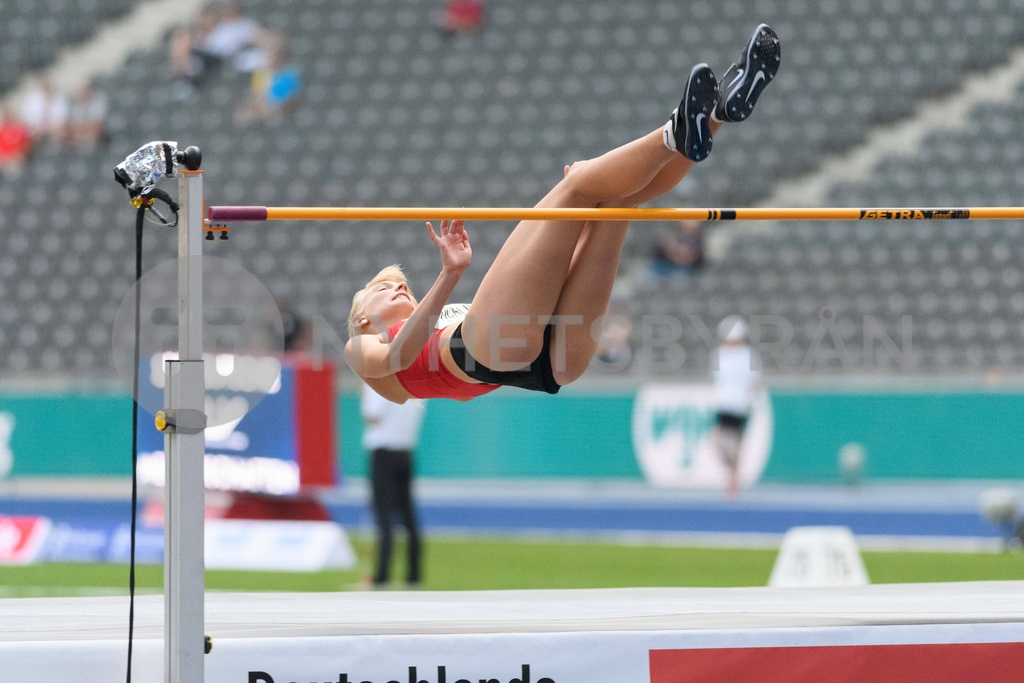 Bianca Stichling (TSV Bayer 04 Leverkusen) during the high jump final ...