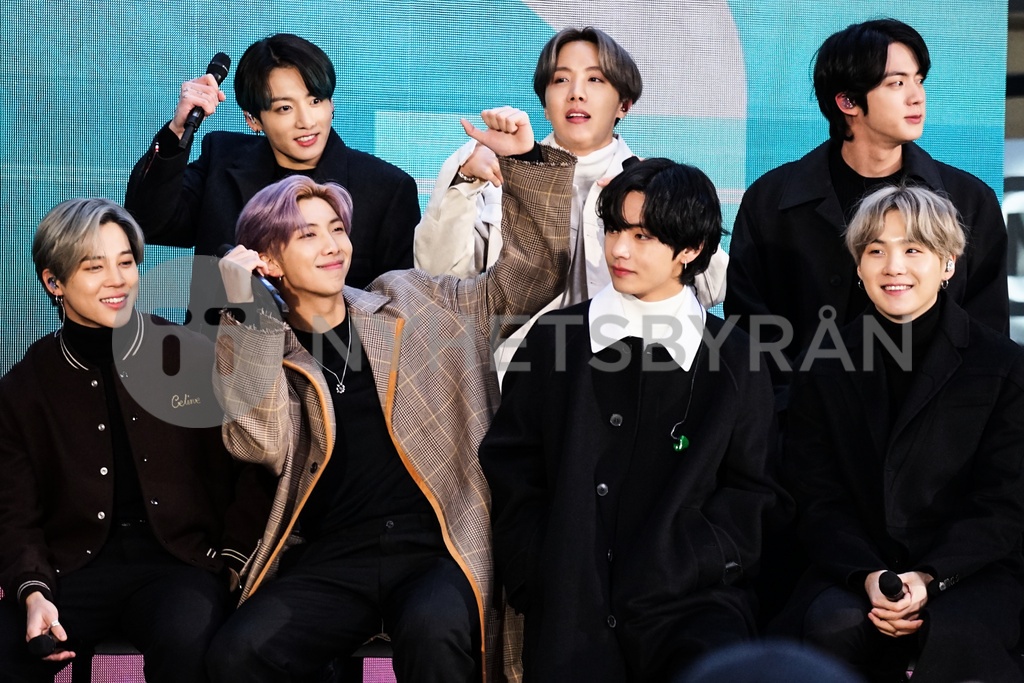 K-Pop Band BTS Visits NBC's 'Today' Show, New York City, United States ...