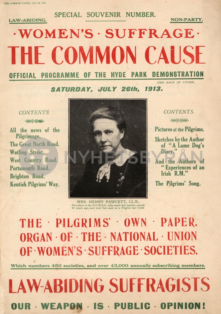 Suffrage Pilgrimage NUWSS 1913