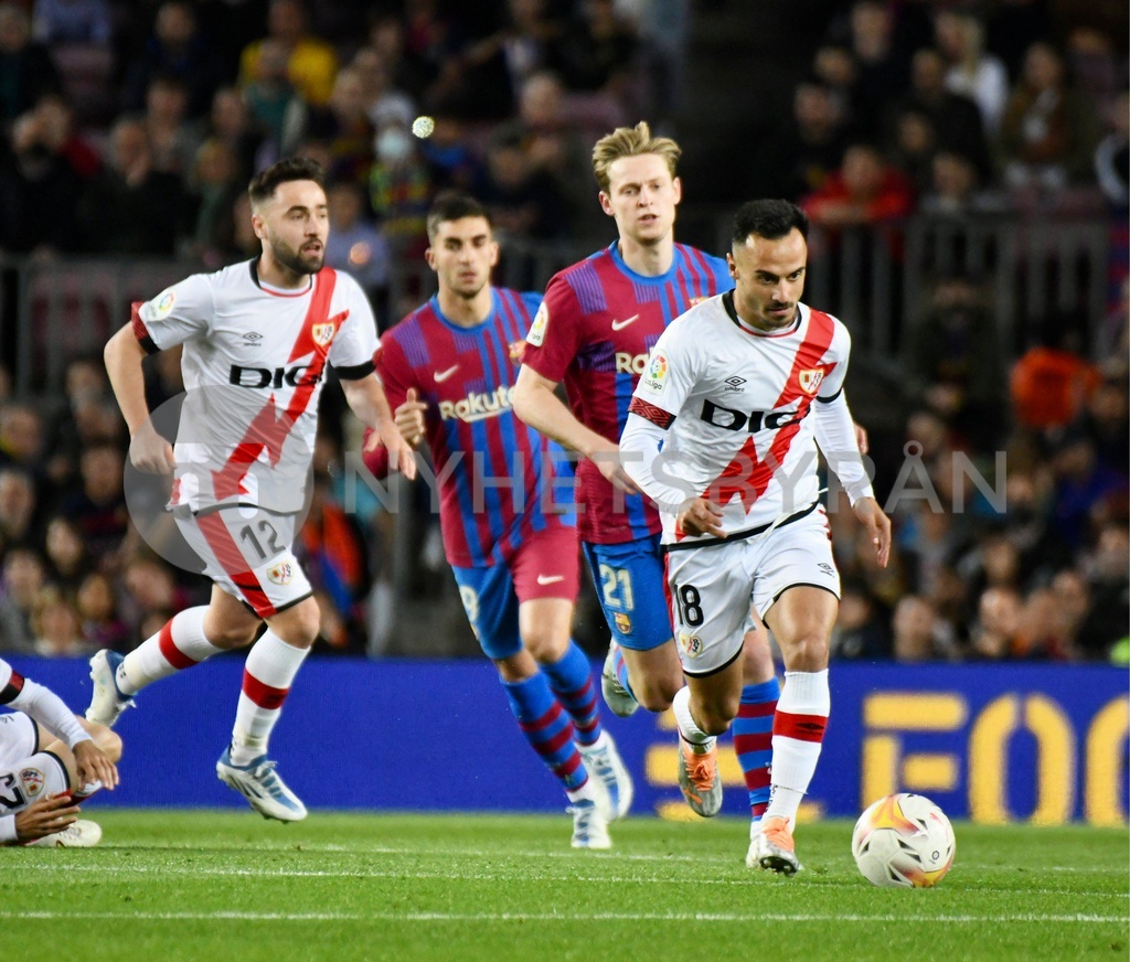 La Liga Spanish La Liga soccer match FC Barcelona, Barca vs Rayo ...