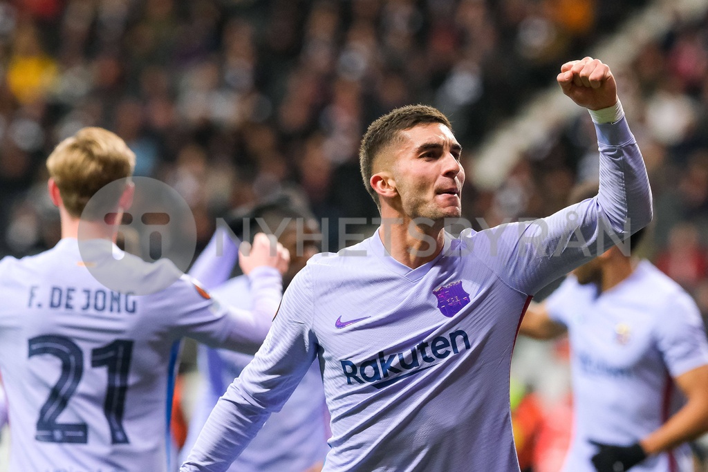 Sport Bilder des Tages Ferran Torres FC Barcelona, Barca 19) bejubelt ...