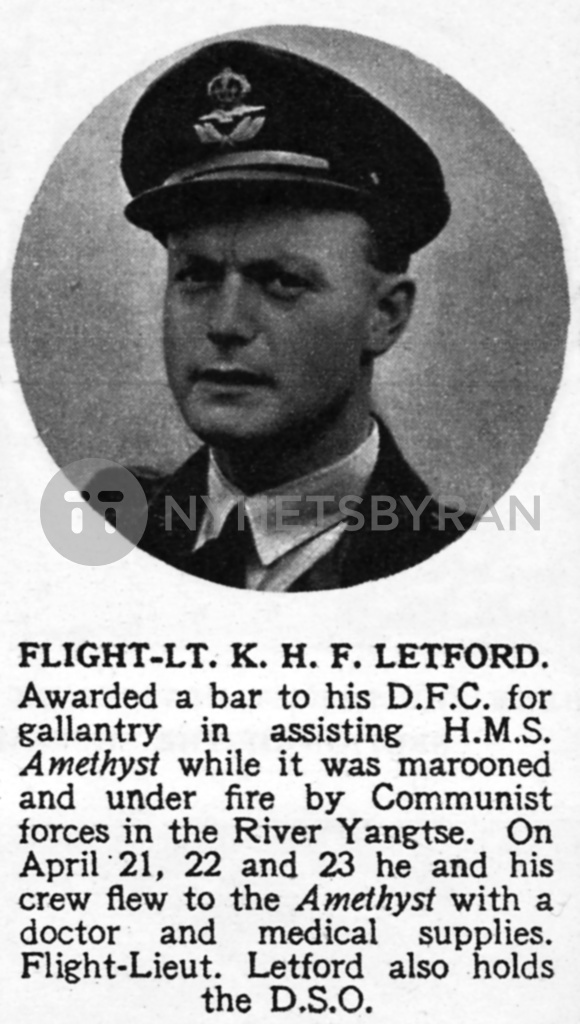 Flight Lieutenant K. H. F Letford, DFO