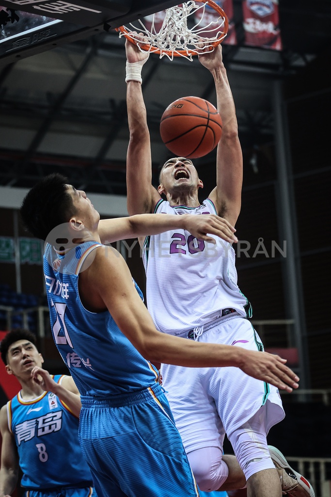 (SP)CHINA-ZHEJIANG-ZHUJI-BASKETBALL-CBA LEAGUE-SHANDONG VS QINGDAO (CN)