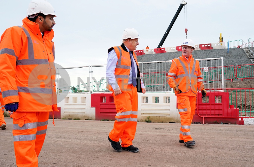 Boris Johnson HS2 Visit
