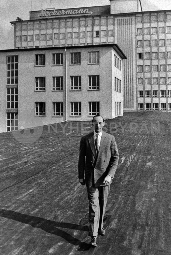 Entrepreneur Josef Neckermann, 1966