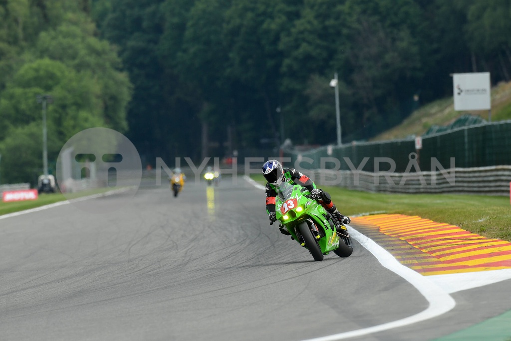 23 TEAM NORMANDIE MOTOSPORT (FRA) KAWASAKI ZX 10R -SUPERSTOCK- MEUNIER ...