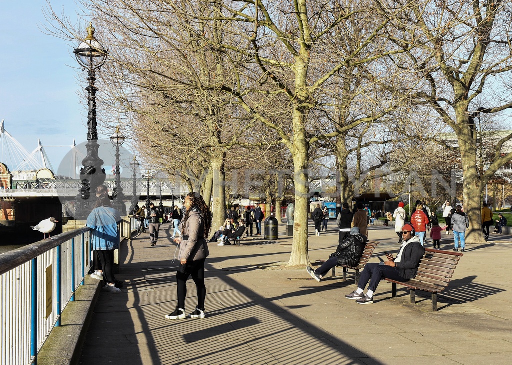 Daily Life Amid Coronavirus (COVID-19) Crisis in London, UK - 24 Feb 2021