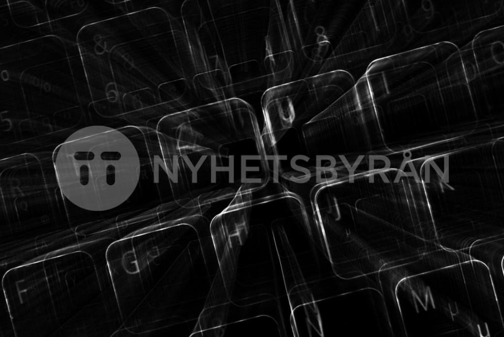 Digital abstract bits data stream, cyber pattern digital background.