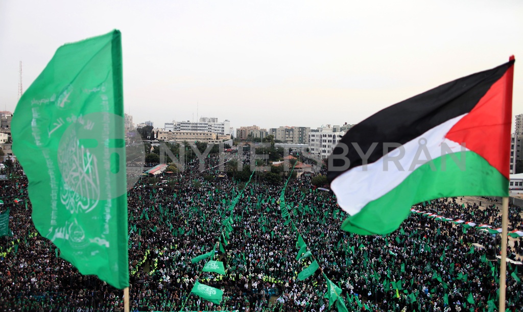 MIDEAST-GAZA-HAMAS-ANNIVERSARY-CELEBRATION