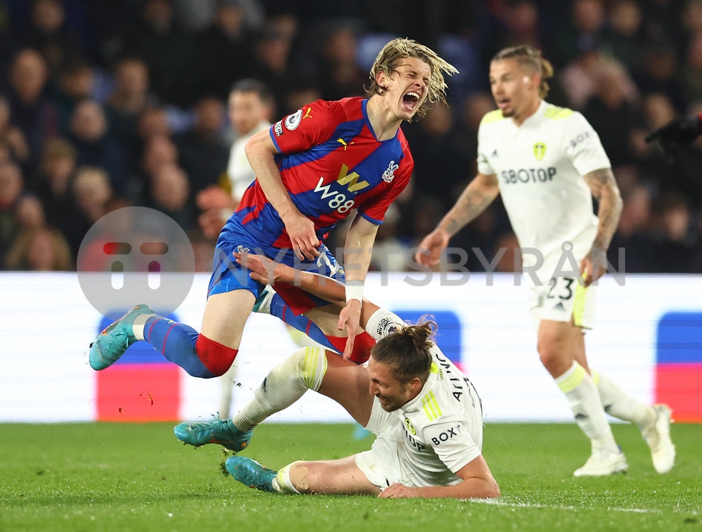 London, England, 25th April 2022. Conor Gallagher of Crystal Palace ...