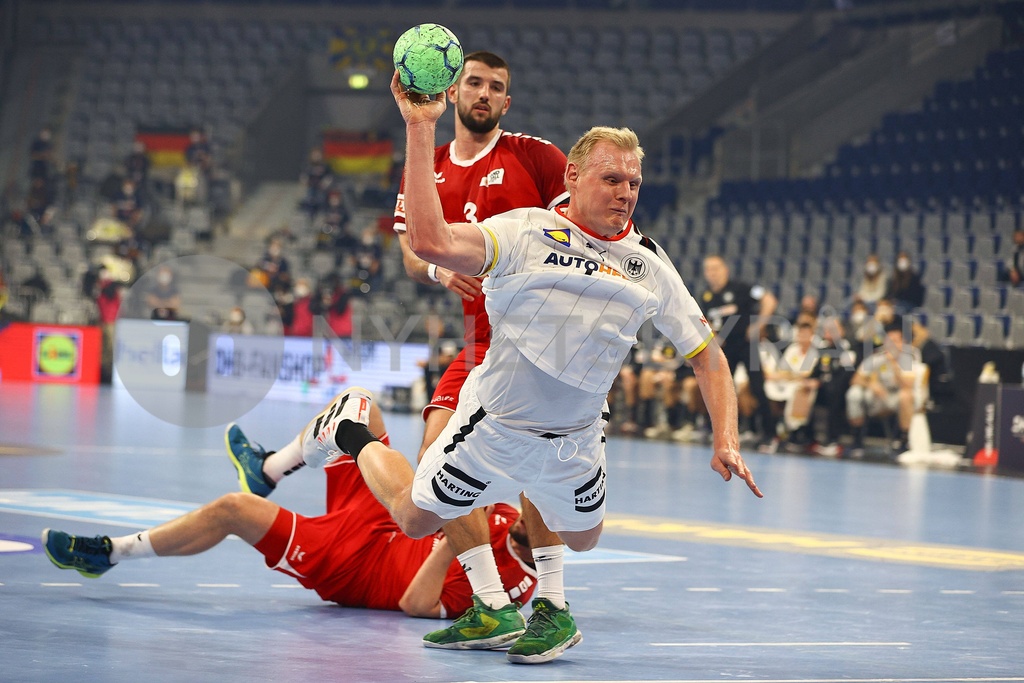 7.01.2022 xjfx Handball Laenderspiel der Maenner A-Nationalmannschaft ...