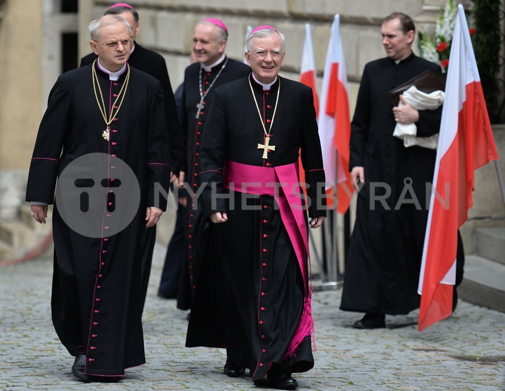 Polish Bishops Pray At Wawel Cathedral, Krakow, Poland - 10 May 2020