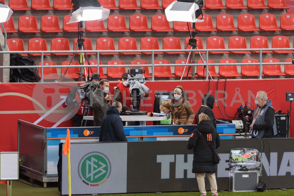 INGOLSTADT, GERMANY, NOV 27: Behind the scenes of ZDF (German TV ...