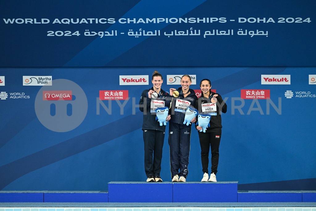 (SP)QATAR-DOHA-DIVING-WORLD AQUATICS CHAMPIONSHIPS-WOMEN 1M SPRINGBOARD
