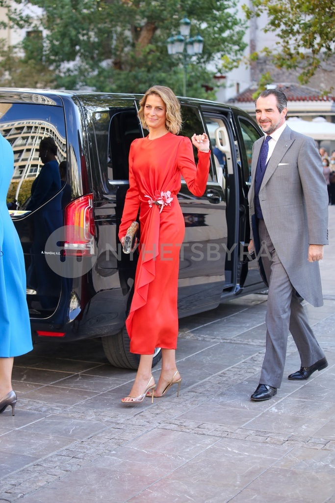 Royal Wedding Couple Prince Philippos And Nina Flohr And Their Family ...