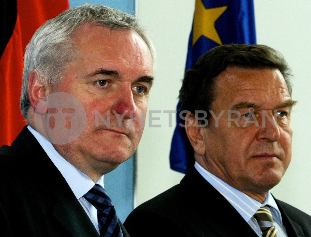 GERMANY-IRELAND-SCHROEDER-AHERN