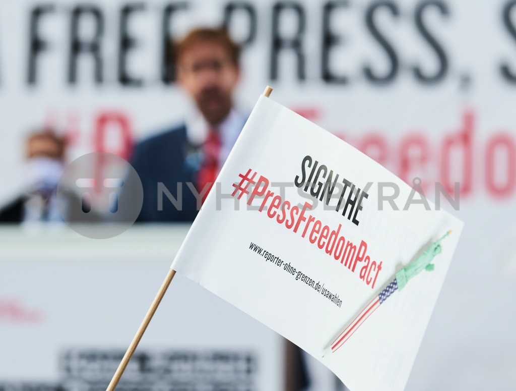 "Reporters Without Borders calls for greater press freedom in the US