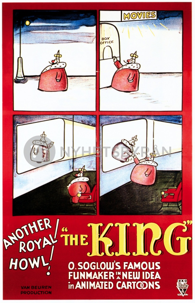 THE KING, poster art, 1933