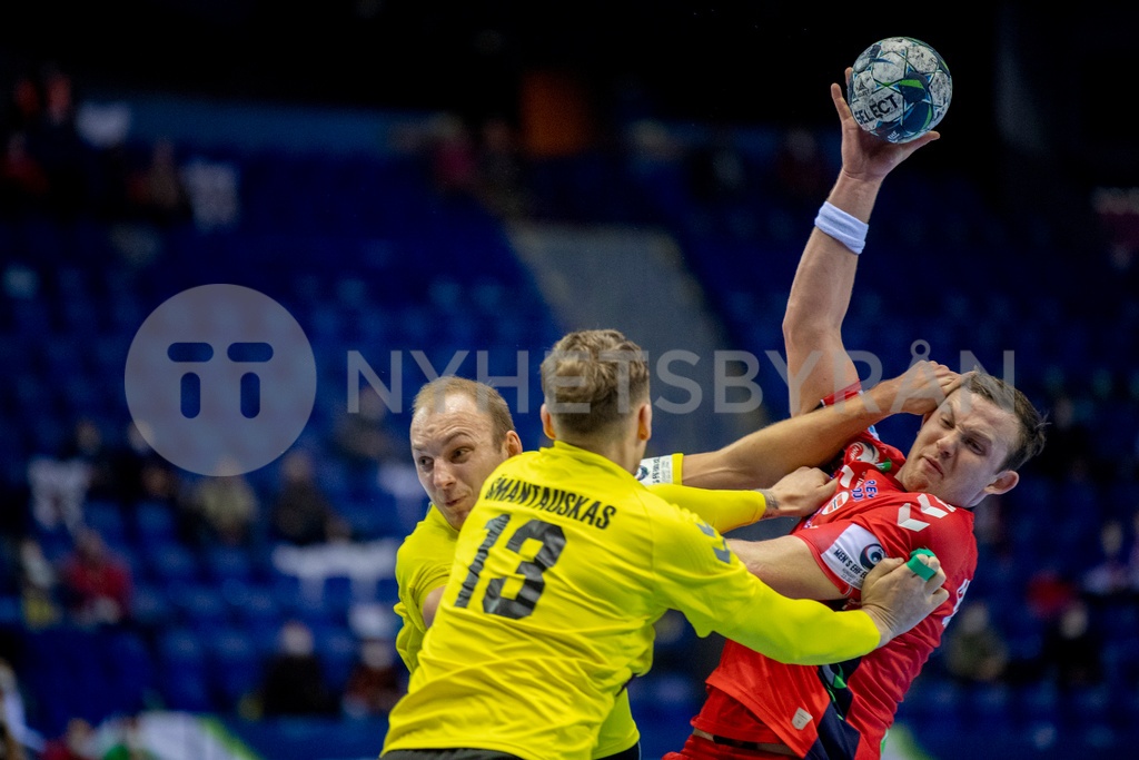 EM i håndball for menn 2022: Norge - Litauen