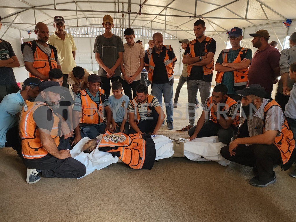 The number of civilian defense workers killed in Israel's Al-Mawasi ...