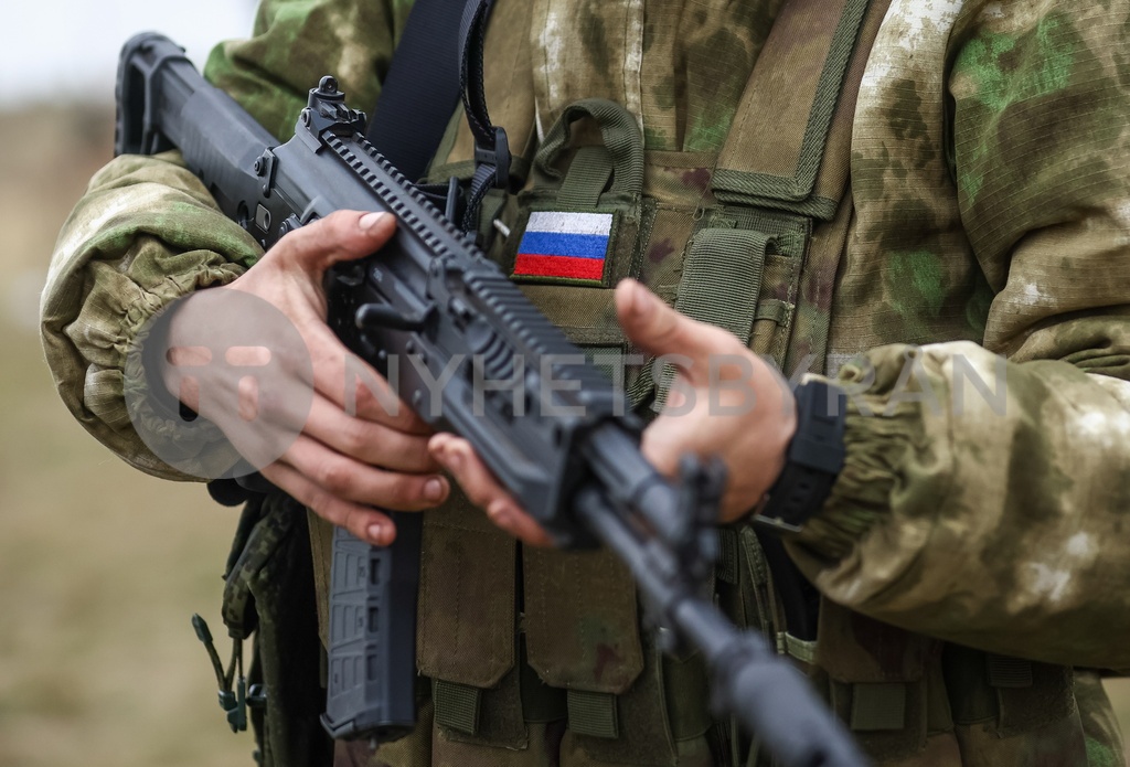 Mobilised Russian Army reservists undergo training in special mi