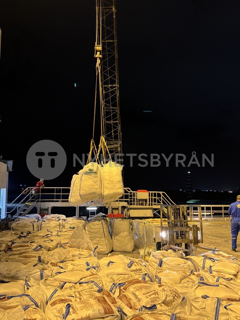 9th humanitarian aid ship sent from Turkiye unloads in Egypt's Al Arish ...