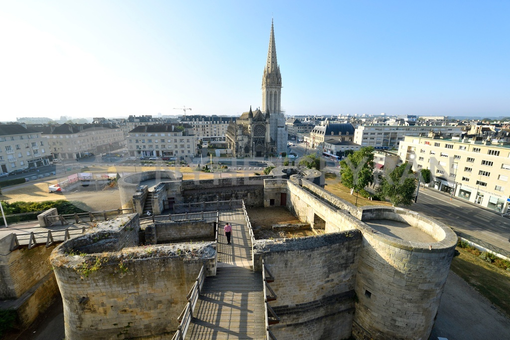 France calvados caen castle william conqueror ducal palace saint pierre ...
