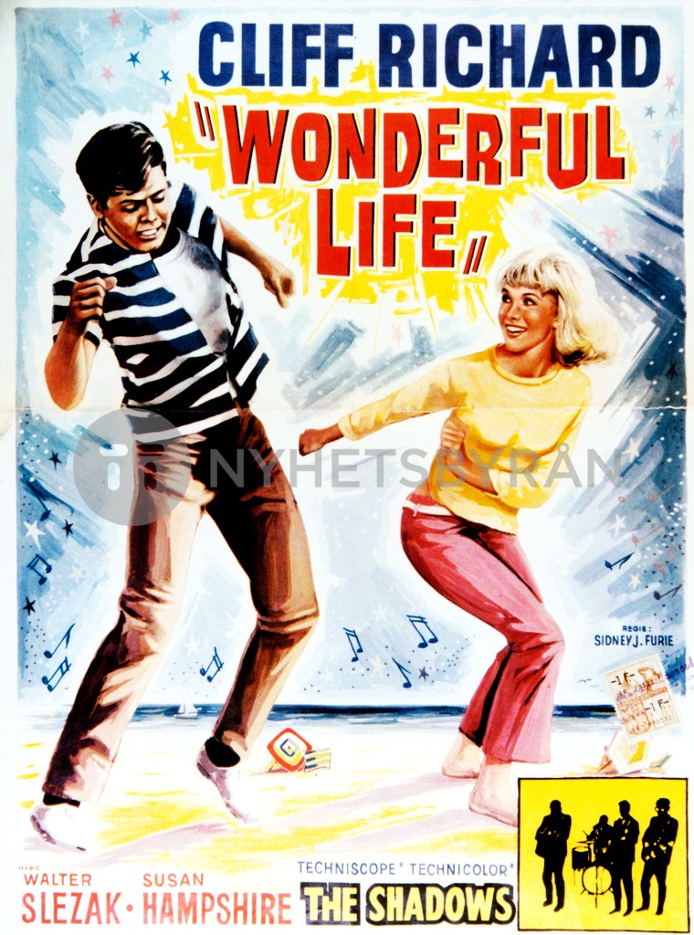 WONDERFUL LIFE, top from left: Cliff Richard, Susan Hampshire, The Shadows (bottom), 1964