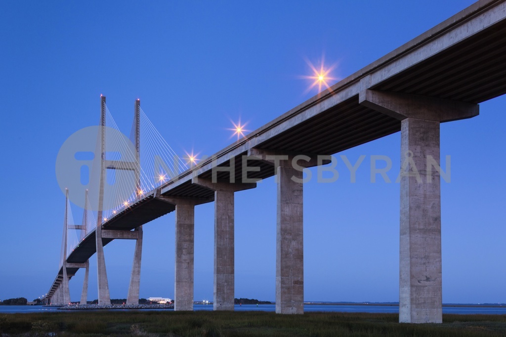 United states georgia brunswick sidney lanier bridge across brunswick ...