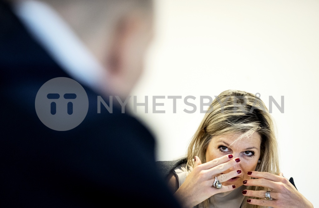 Queen Maxima visits Parnassia Photo: Rotapool/Koen van Weel/ Albert ...