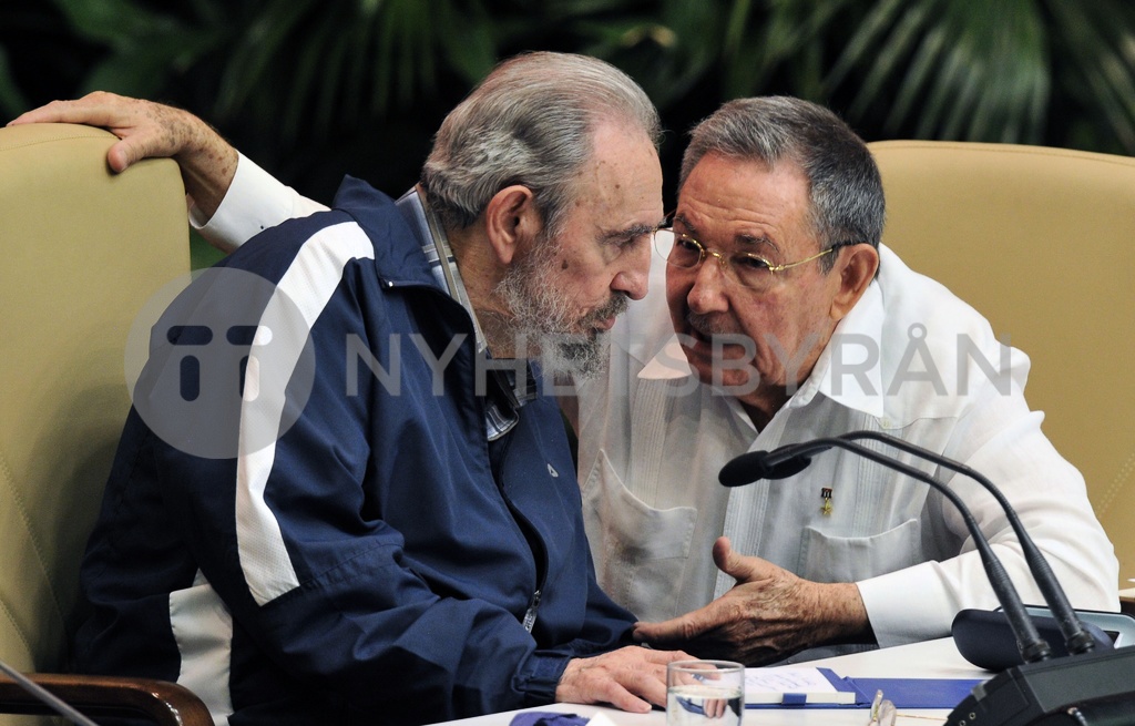 CUBA-COMMUNIST-PARTY-CONGRESS-FIDEL-CASTRO