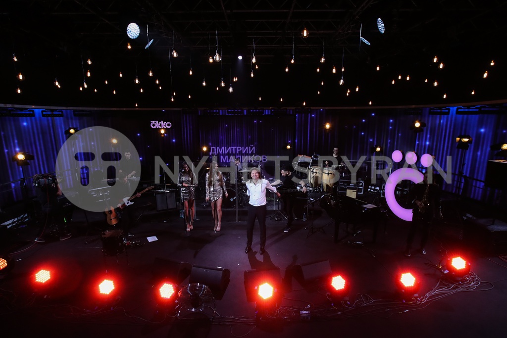 Russian singer Dmitry Malikov gives online concert in Moscow