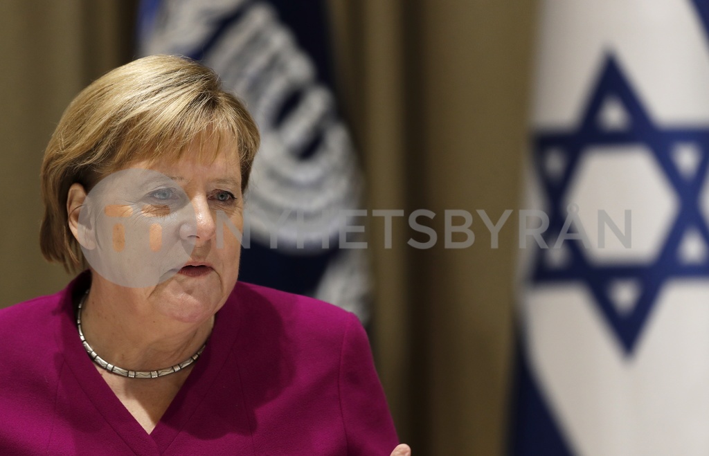 German Chancellor Angela Merkel in Israel