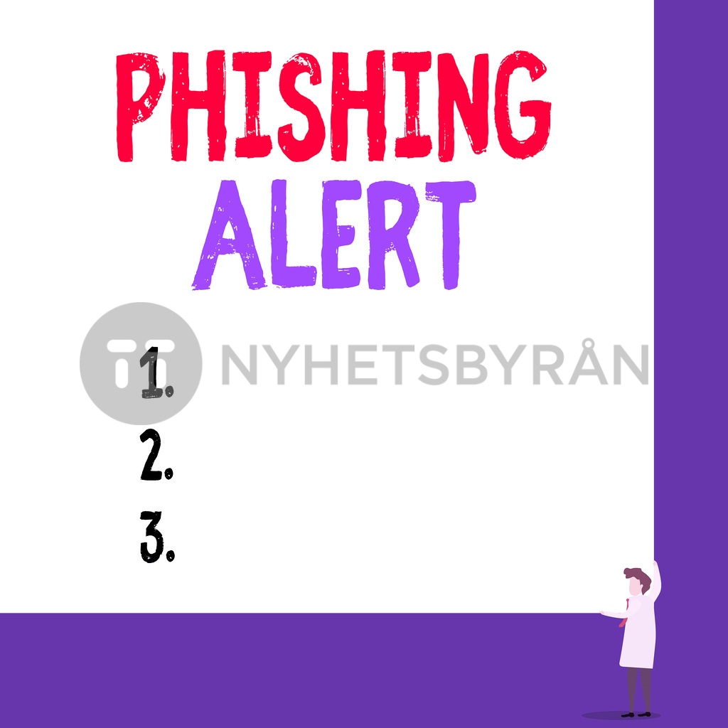 Conceptual hand writing showing Phishing Alert. Business photo ...