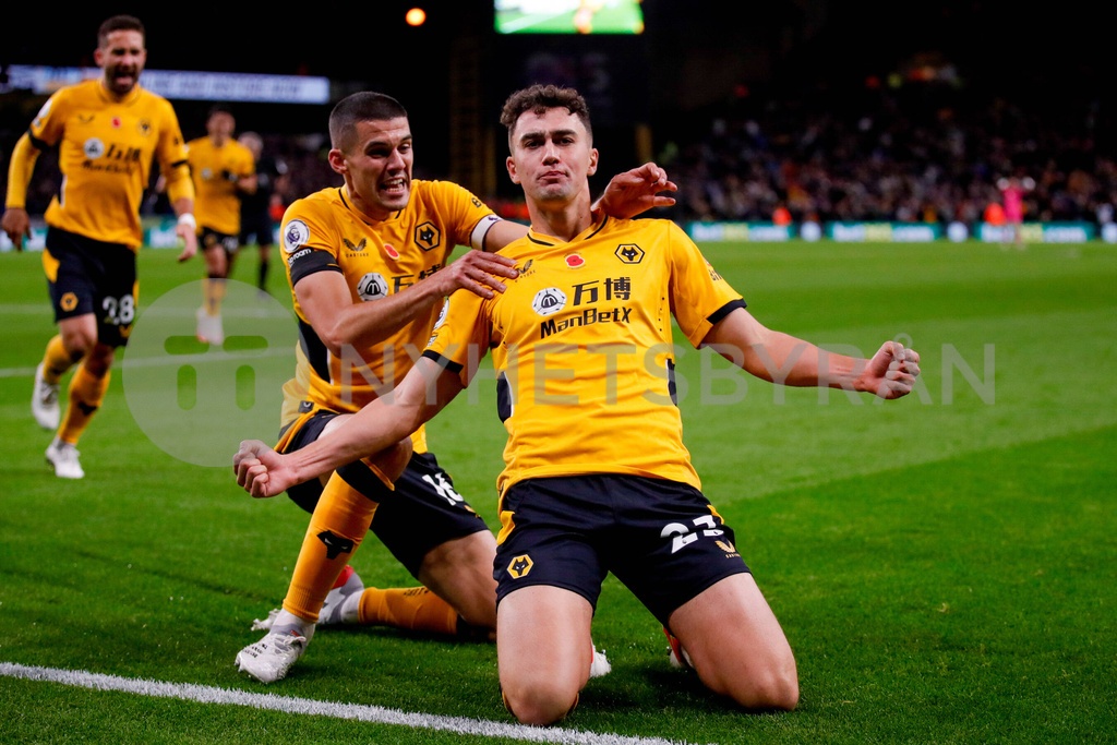 Wolverhampton Wanderers v Everton Premier League 01/11/2021. GOAL 1-0 ...